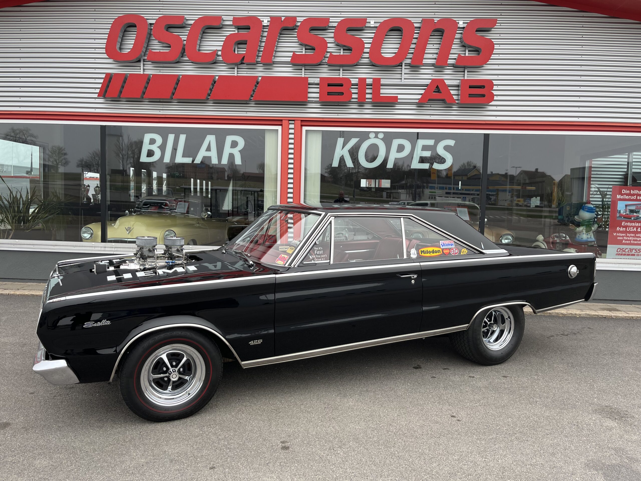 Plymouth Satellit 486 HEMI Kompressor. 727. 8,3/4" Mkt fin! 1966 till ...